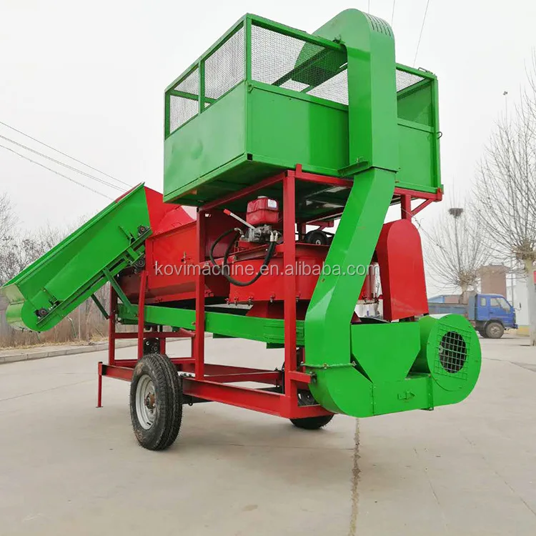 Mini Peanut Combine Harvester Machine with Tractor Equipment