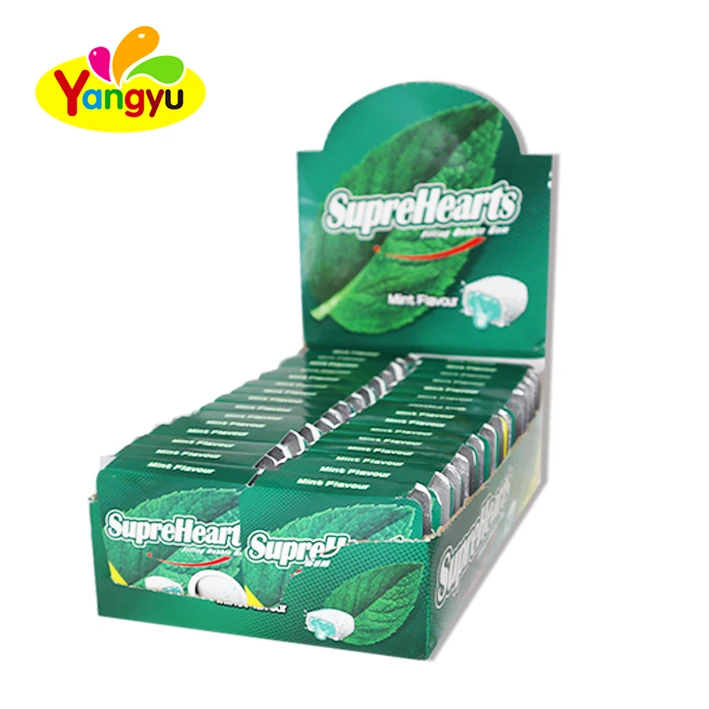 Custom Peppermint Filling Chewing Gum - Extra Mint Flavor for B2B ...