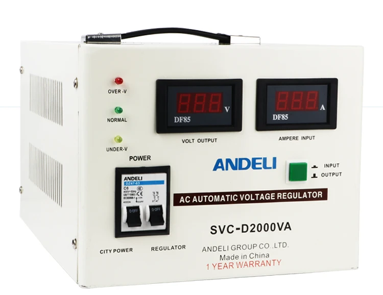 Andeli Group Svc-d2000 Voltage Stabilizer 2kva - Buy Home Voltage ...