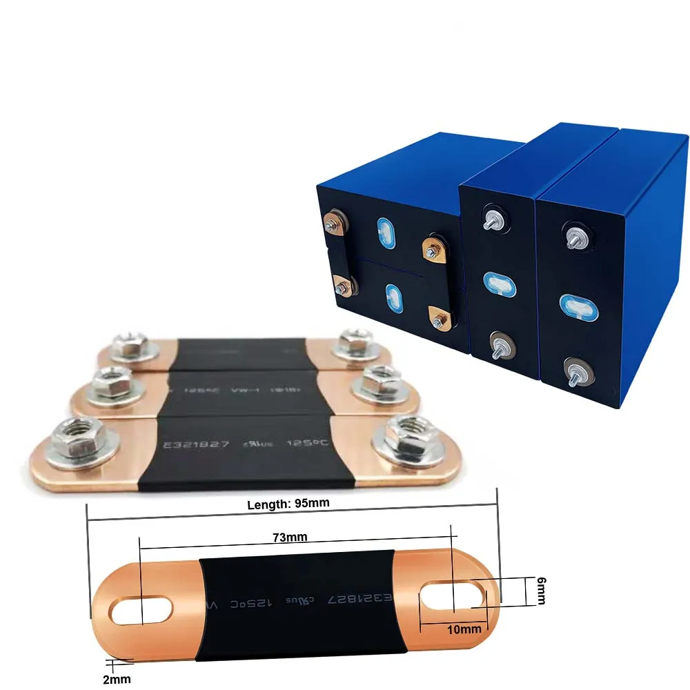 Copper Layer Busbar Bus Connector Busbar 280ah 300ah Lithium Battery Lifepo4 12v 24v 48v Battery ...