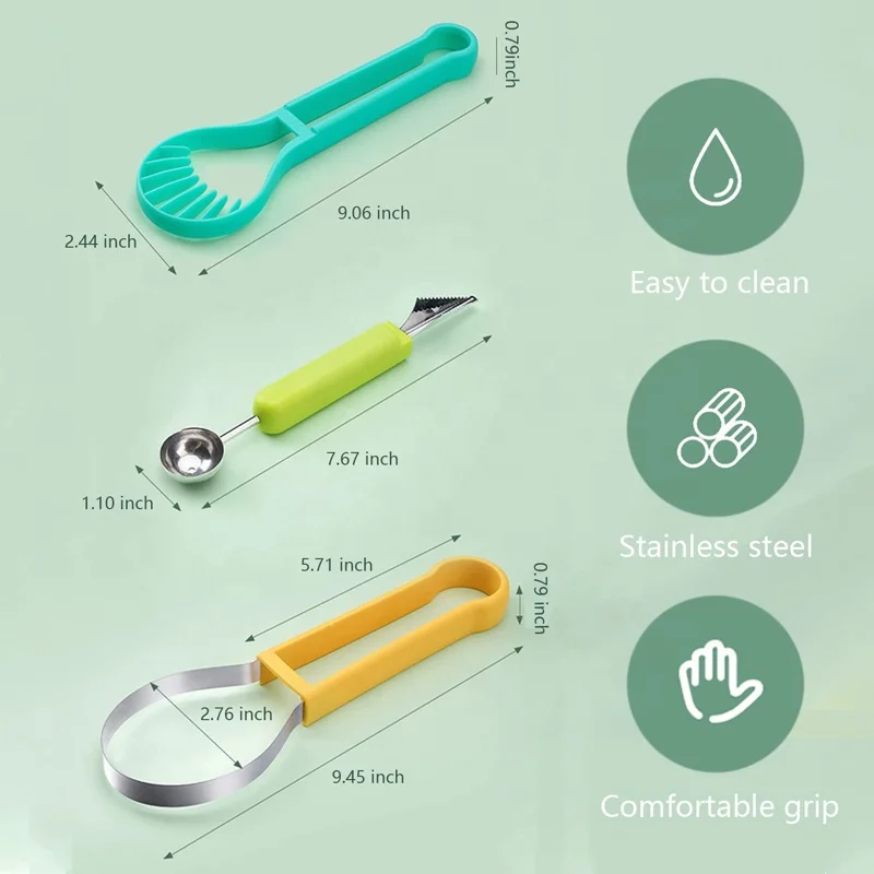 Hot Sale Kitchen Gadgets Fruit Tool 4 In 1 Stainless Steel Fruit ...
