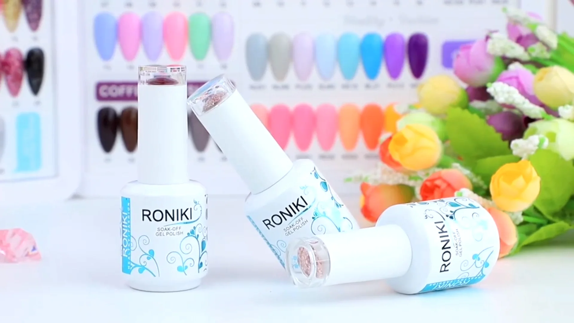 Roniki Professional Nail Supplies Soak Off Gel Nail Polish Custom ...