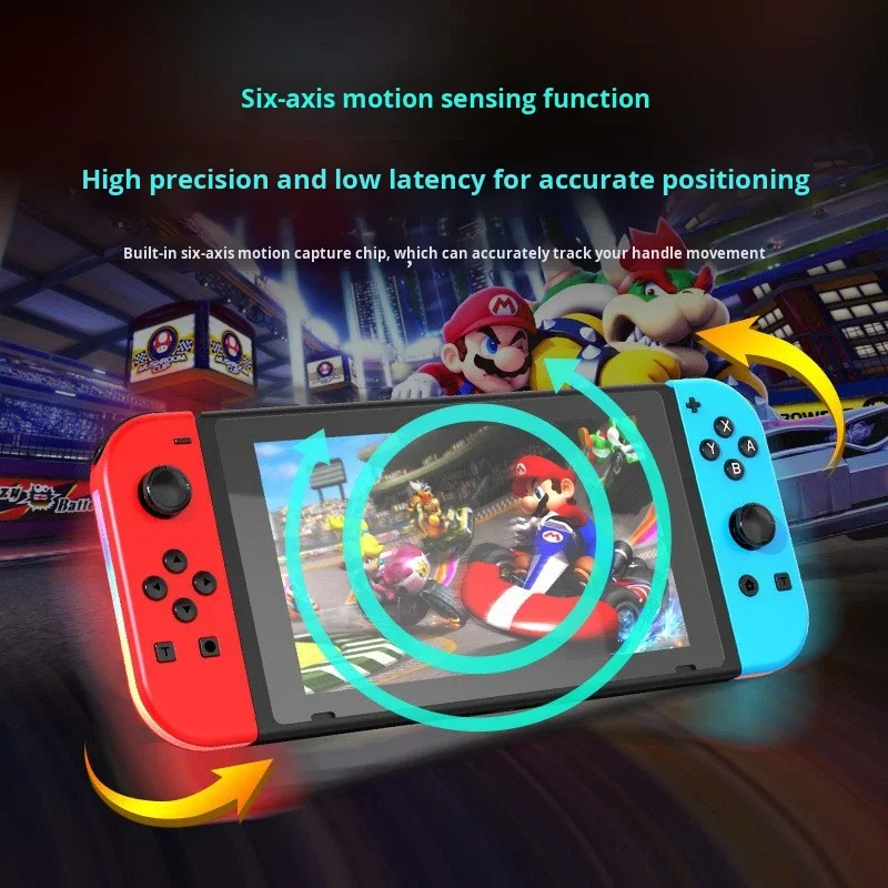 Wireless Game Controller Left & Right Joypad Hall Effect Analog Wake up ...