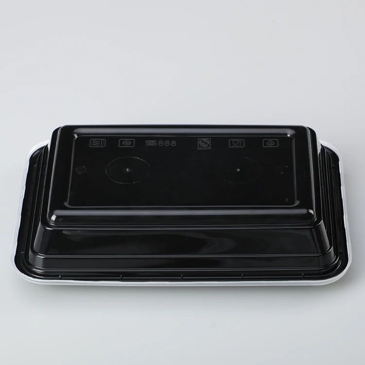 Sz-888 Single Compartment Disposable Plastic Containers Fast Food Box ...