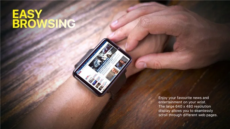 DM100 4G Smart Watch IPS Screen Android 7.1 OS Reloj Phone ...