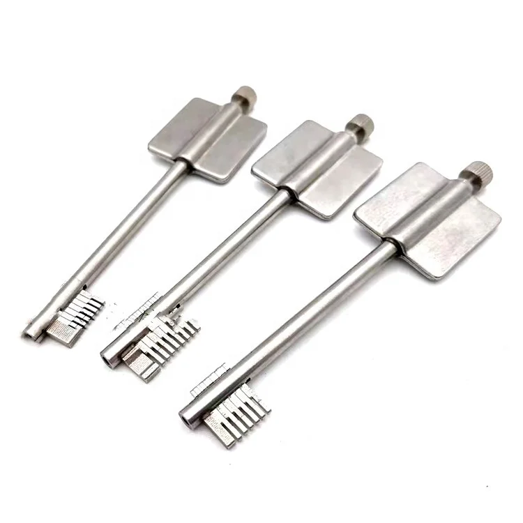Sowoyoo 3 Pcs Flagpole Lock Picking Tools - Stainless Steel Locksmith ...