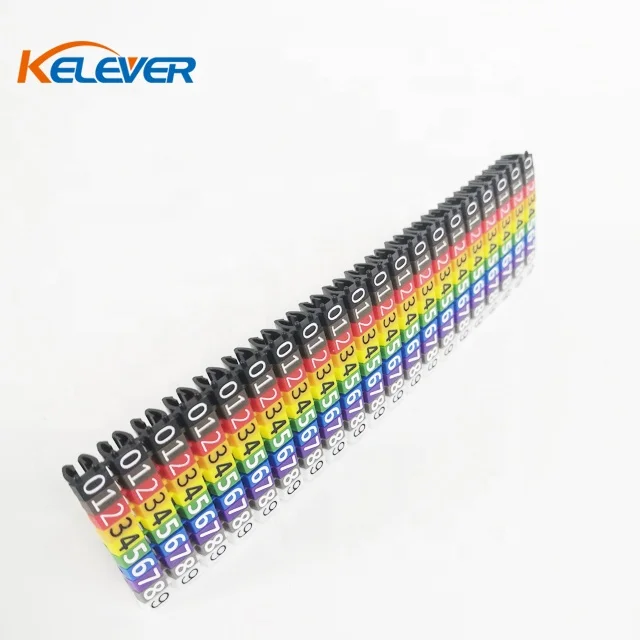 Snap on Electrical Cable Clip Marker - POM Cable Route Marker