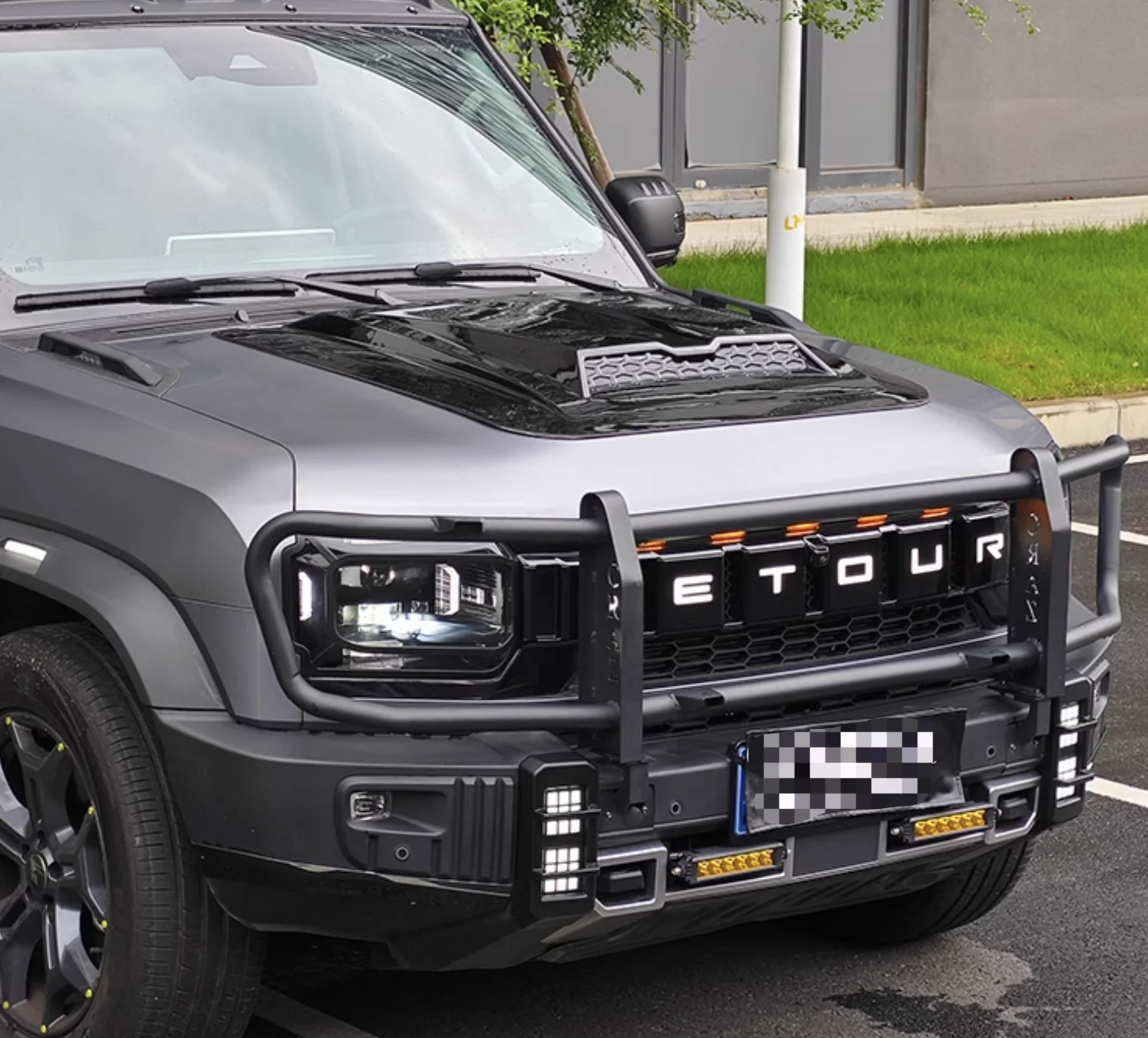 Jetour T2 Engine Cover - High-Quality Matte Gloss Accessory