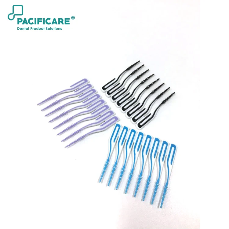 Factory Manufacture Flexible Interdental Purple Dental Soft Pick - Buy ...