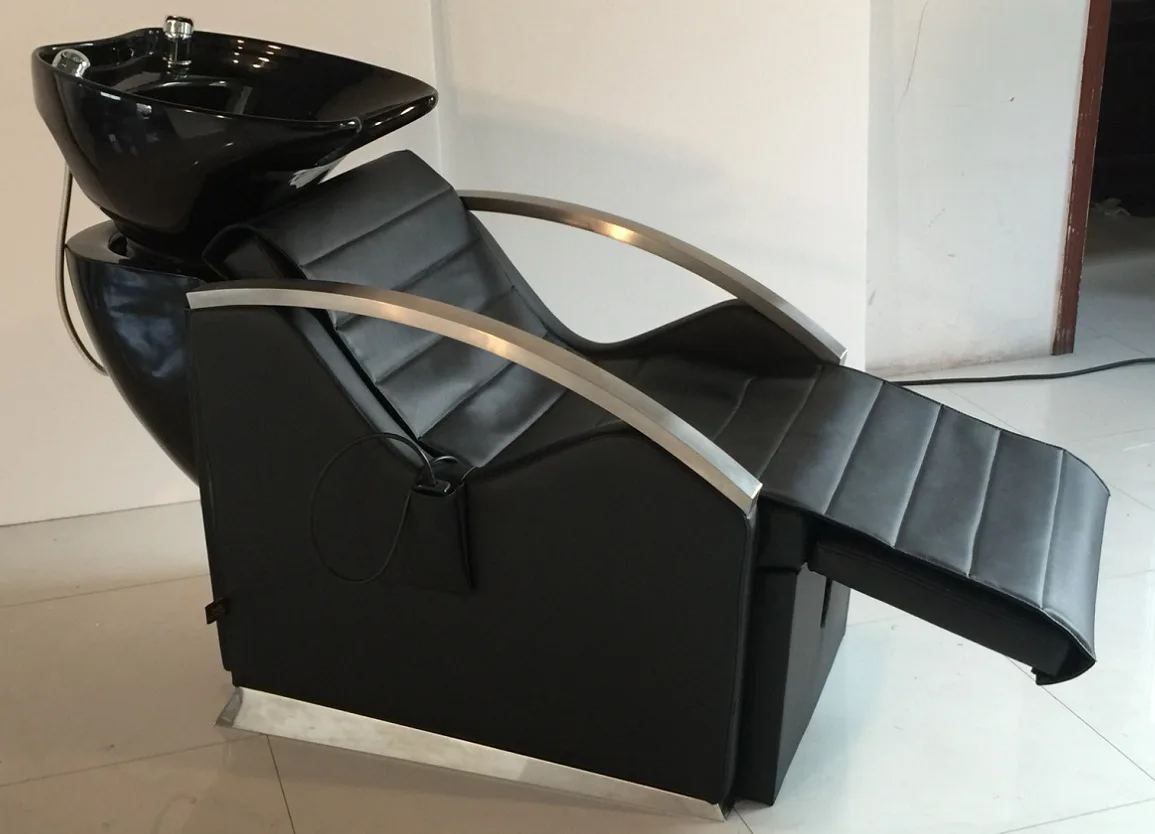 Electric Hair Washing Chair Shampoo Bed Backwash Salon Massage Shampoo ...