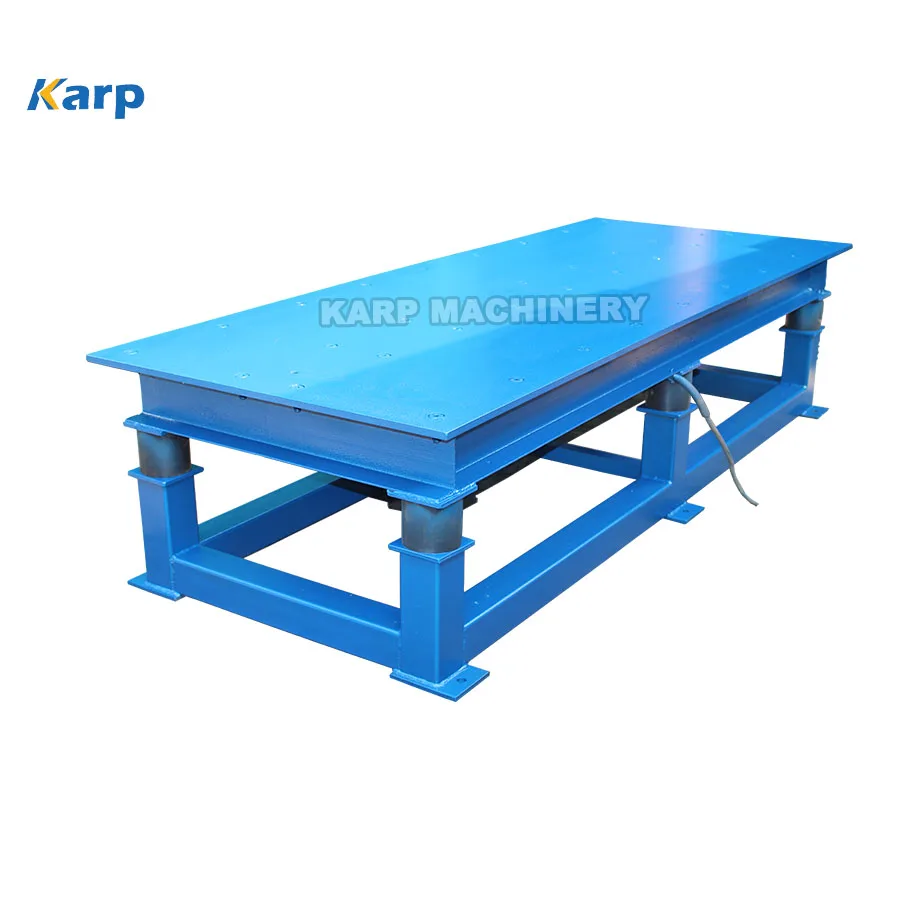 Concrete Mold Vibratory Table - Reduce Porosity & Improve Quality
