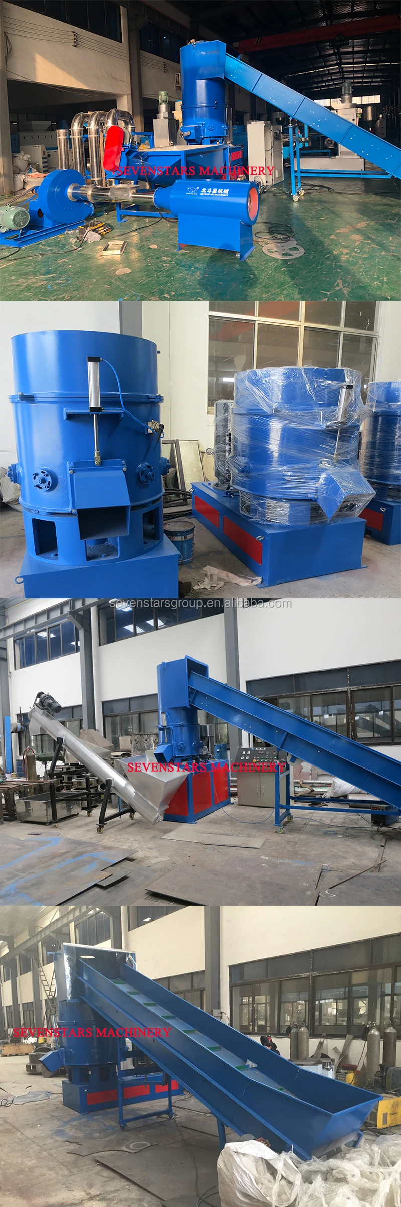Plastic Agglomerator Machine / Ldpe Hdpe Lldpe Film Pp Bags ...