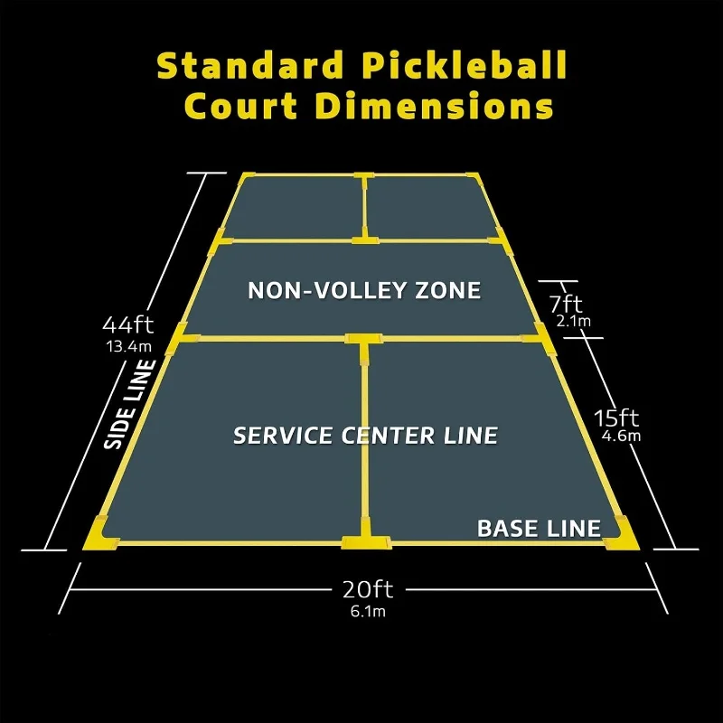 Pickleball Court Marking Kit - Durable & Portable Solutions