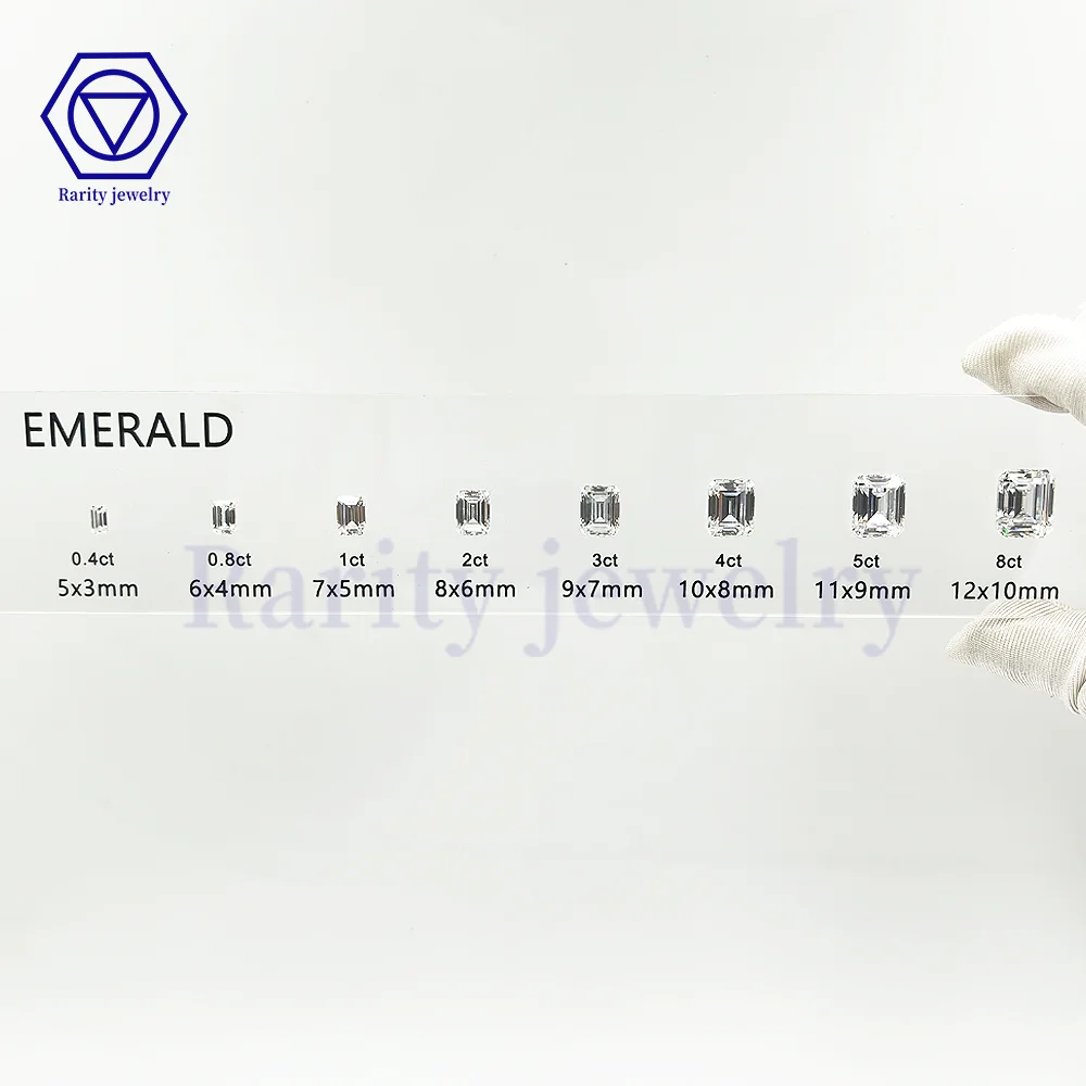 Multiple Shapes Diamonds Reference Chart Gemstones Size Set Display ...
