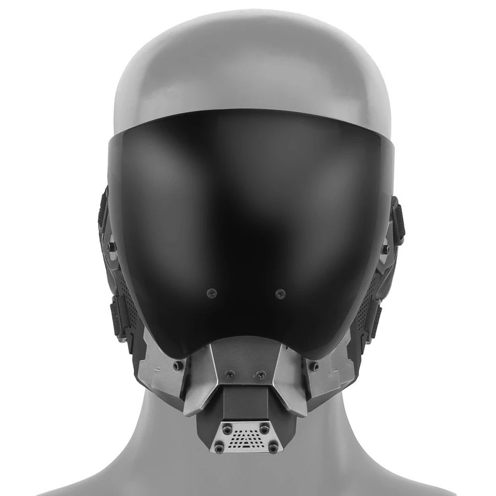 Cyberpunk Commander Mask - Durable Tactical Helmet RPG Gear