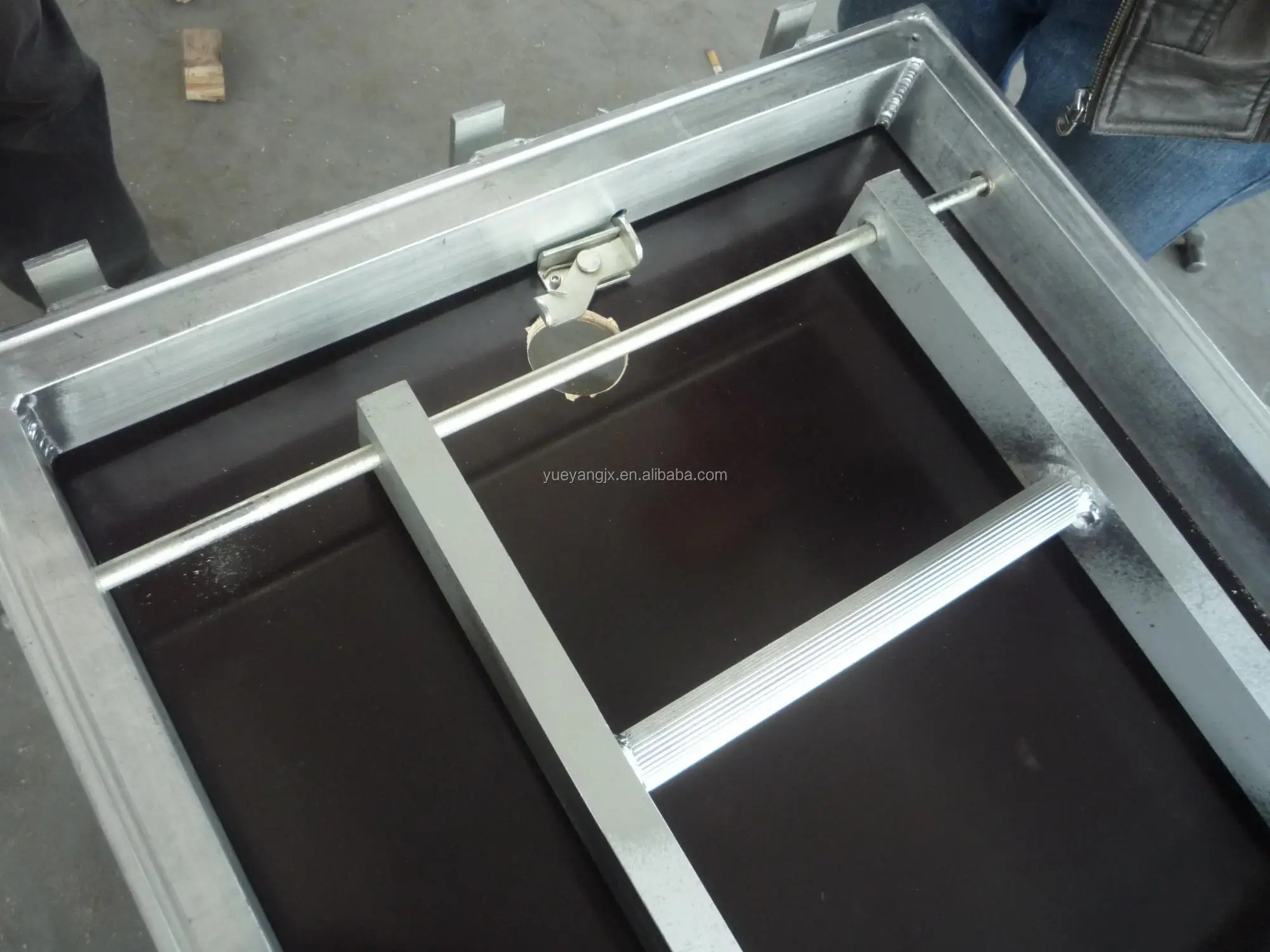 Layher Aluminium Plywood Scaffold Trap Door Plank Platform with Ladder