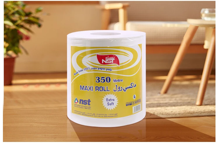 Custom Printed Tissue Maxi Roll - Premium Hand Towel