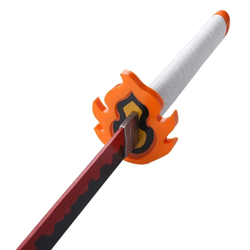 Japanese Style Demon Slayer Rengoku Kyoujurou Anime Sword Toy Swords