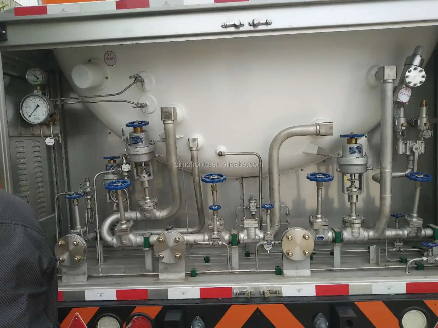 Cryogenic Liquid CO2 Trailer Transport Tanks - Truck Tanker