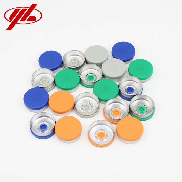 20mm Plane Colorful Aluminum-Plastic Flip off Cap for Vials