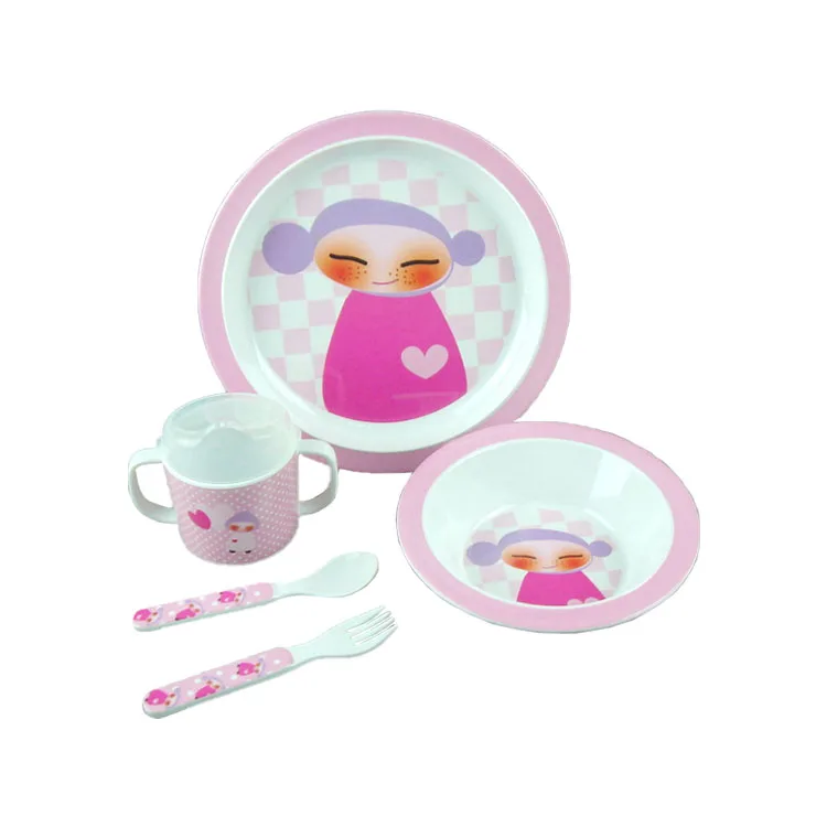 Kids Dinnerware Set Including Melamine Plate Bowl Set Durable And Break ...
