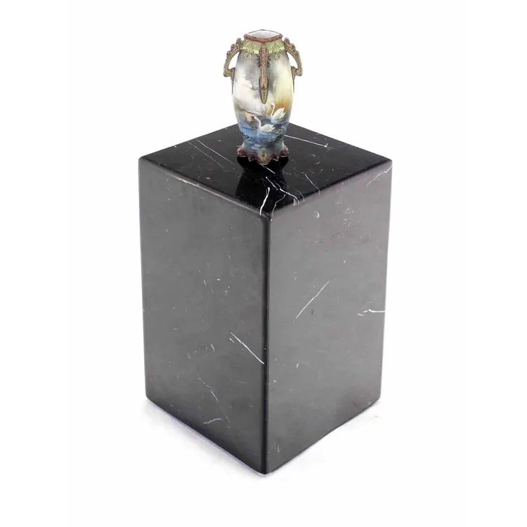 Natural Side Tables - Pedestal Square Column Display Stands