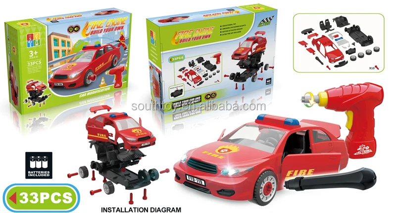 4 In 1 Kids Racing Car With Sounds And Lights Tool Screwdriver ...