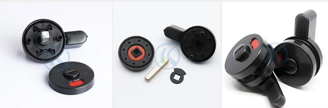 Cheap Price Black Plastic Nylon Toilet Cubicle Indicator Locks for WC ...