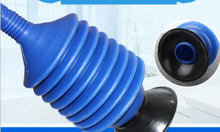 Professional Bellows Accordion Toilet Plunger - High Thrust