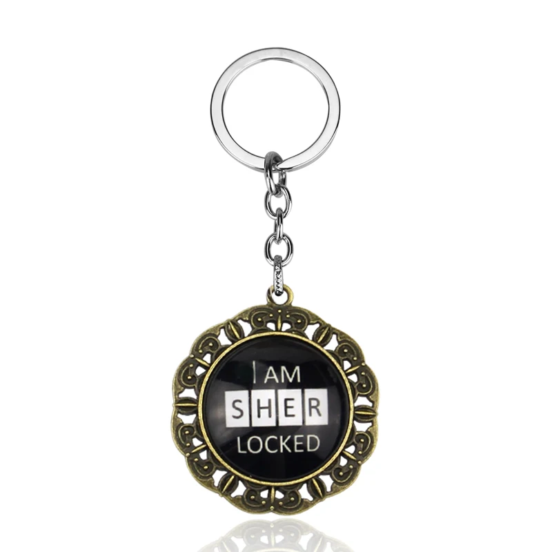 New Design Detective Tv Show Sherlock Holmes I Am Sher Locked Keyring ...