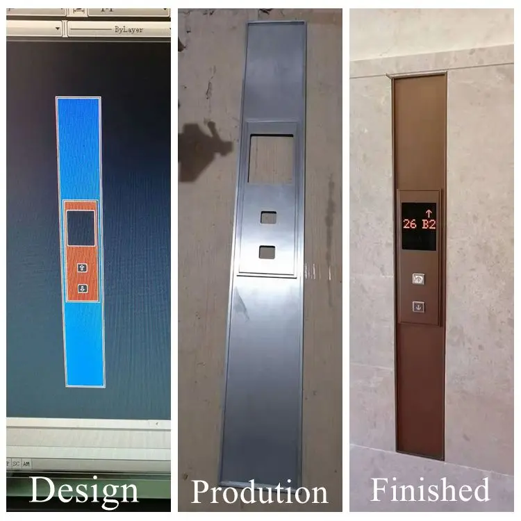 Elevator Lift Stainless Steel Cop Lop Hall Call Panel Plate - Buy ...