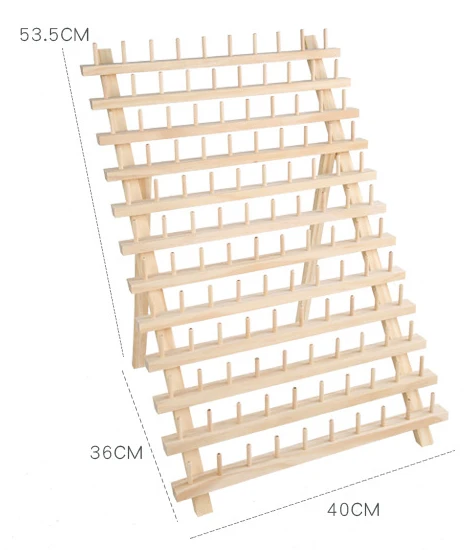 Wooden Spool Thread Rack Sewing Thread Custom Thread Holder Wood Yarn ...