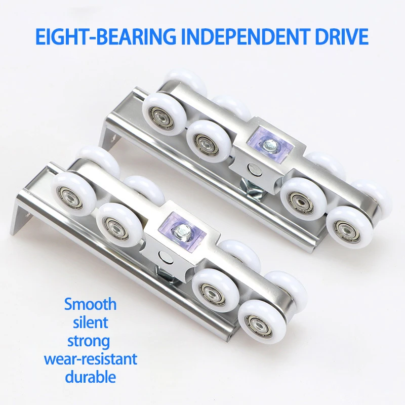 Push-pull Pulley Shuttle Hardware Galvanized Zinc Alloy Wooden Silent ...