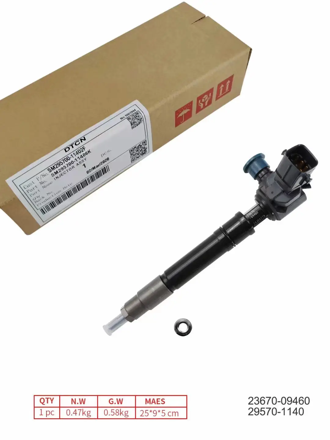 丰田1GD 2GD共轨喷油器23670-0E080 23670-0E090 23670-08030 23670-09460 295700 ...