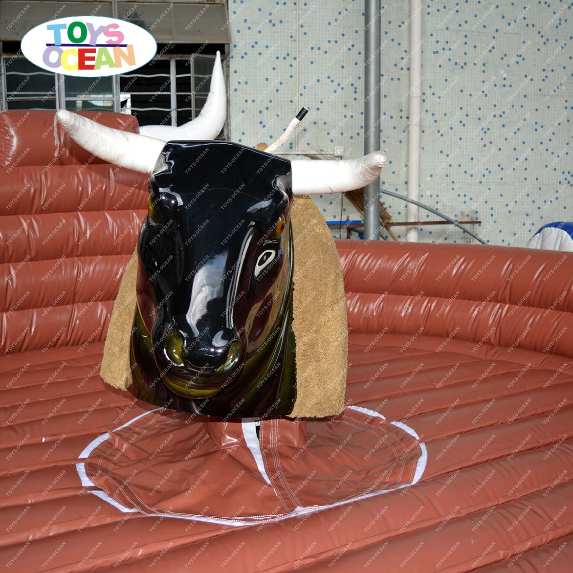Inflatable Mechanical Bull Ride Game for Adults & Kids