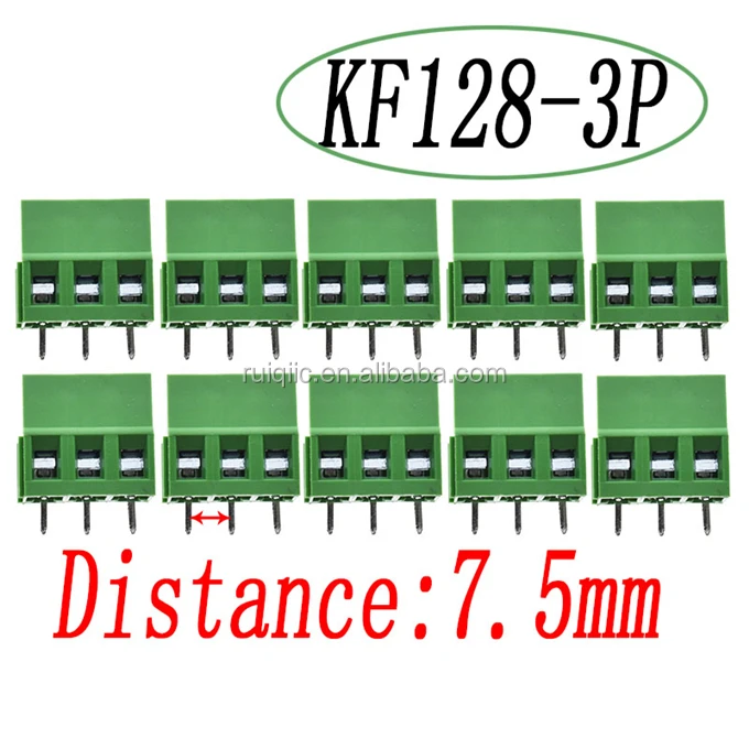 KF128-2P KF128-3P PCB Screw Terminal Blocks - Reliable Splice Terminals