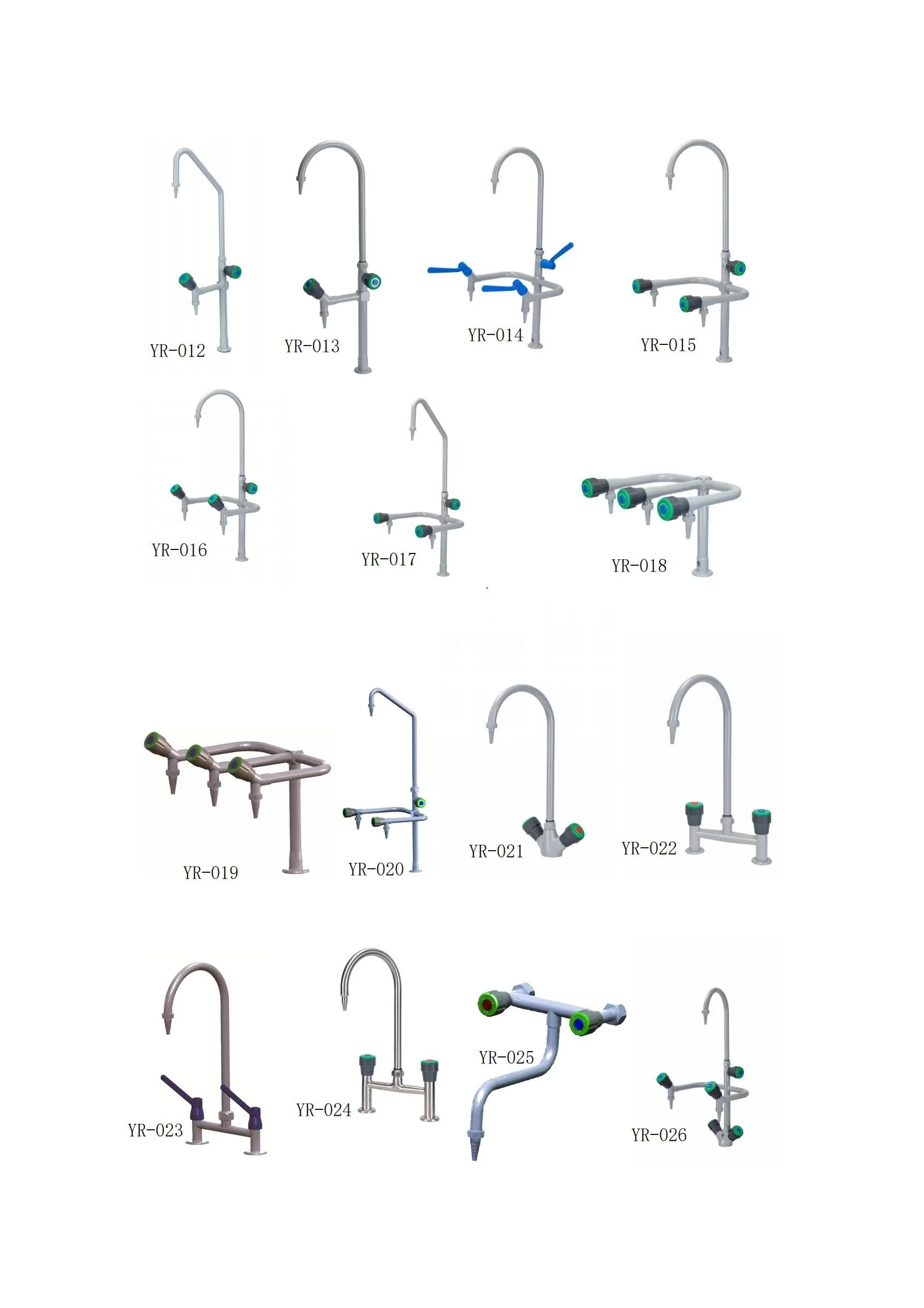 Modern Design 3-Way Tap Water Valve in PP Metal for Laboratory ...