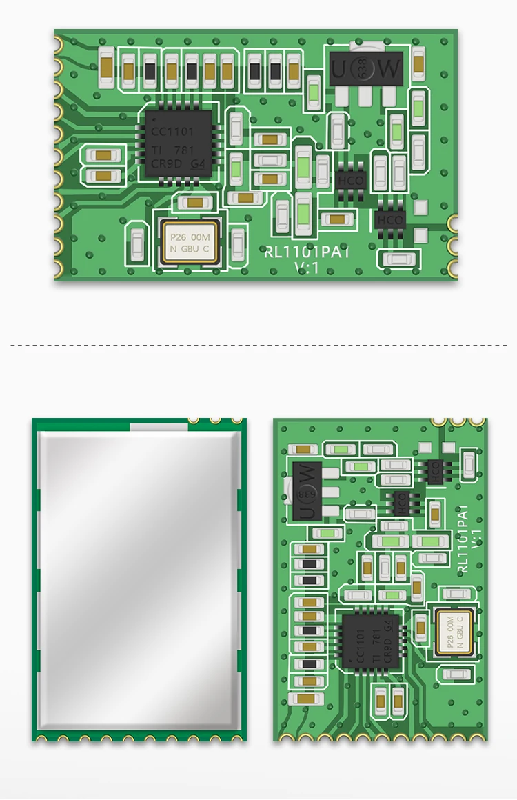 Ti Cc1101 Low Power Rf Transceiver 433mhz Wireless Rf Module With Power ...