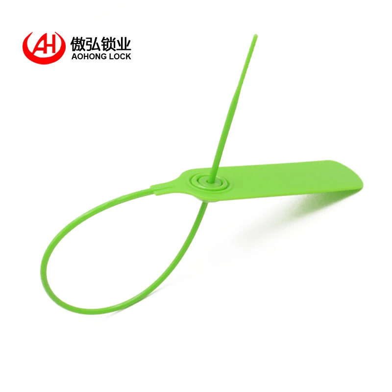 Adjustable Length Plastic Strip Lock Seals With Logo And Serial Number ...