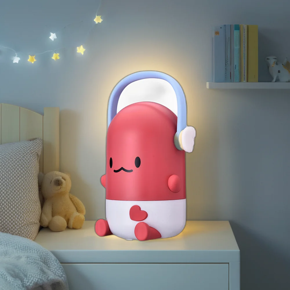 Icarer Family Bed Lamp Night Light For Kids Room And Girls With Cute ...