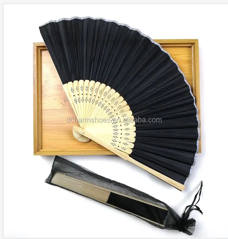 Wedding Gift Fabric Custom Bamboo Fans with logo| Alibaba.com