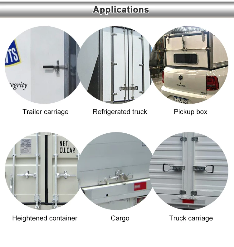 Jinyuan Truck Rear Door Locks Gear with Pipe - Secure & Durable