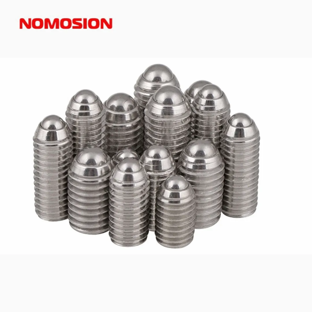 Stainless Steel Threaded Hexagon Socket Spring Loaded Ball Plunger ...