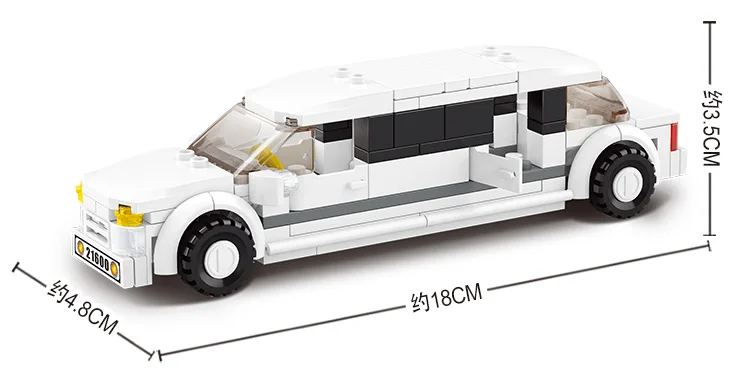 Sluban Building Blocks - Limousine Kit for Kids & Adults