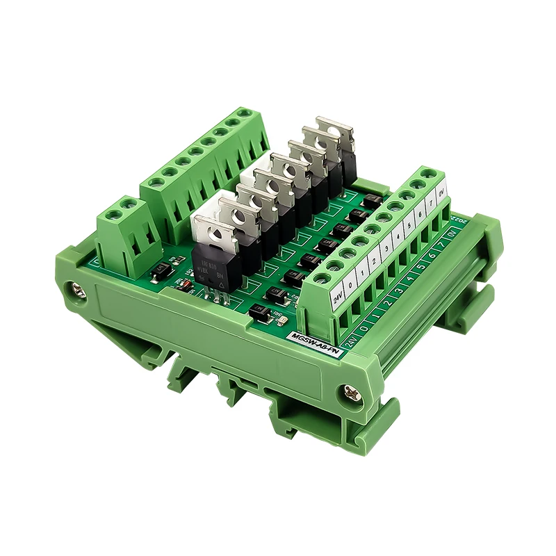 8 Channel 24vdc Relay Module With Transistor Amplifcation Module. - Buy ...