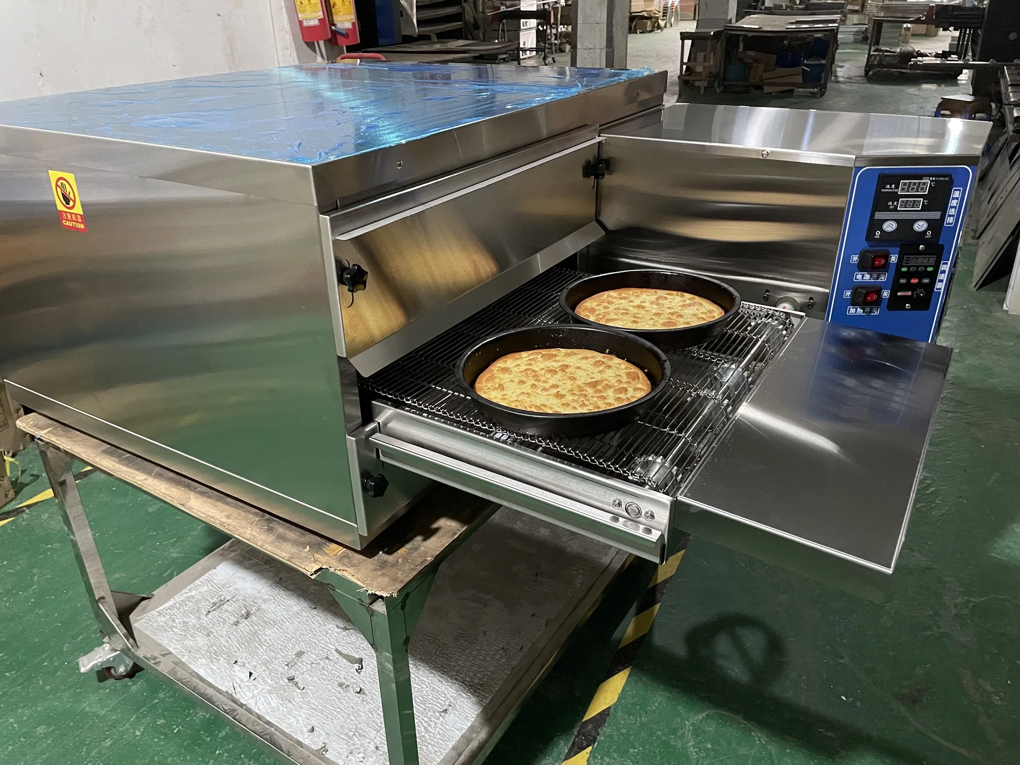 Commercial Conveyor Pizza Oven Impinger Pizza Baking Machine Fully ...