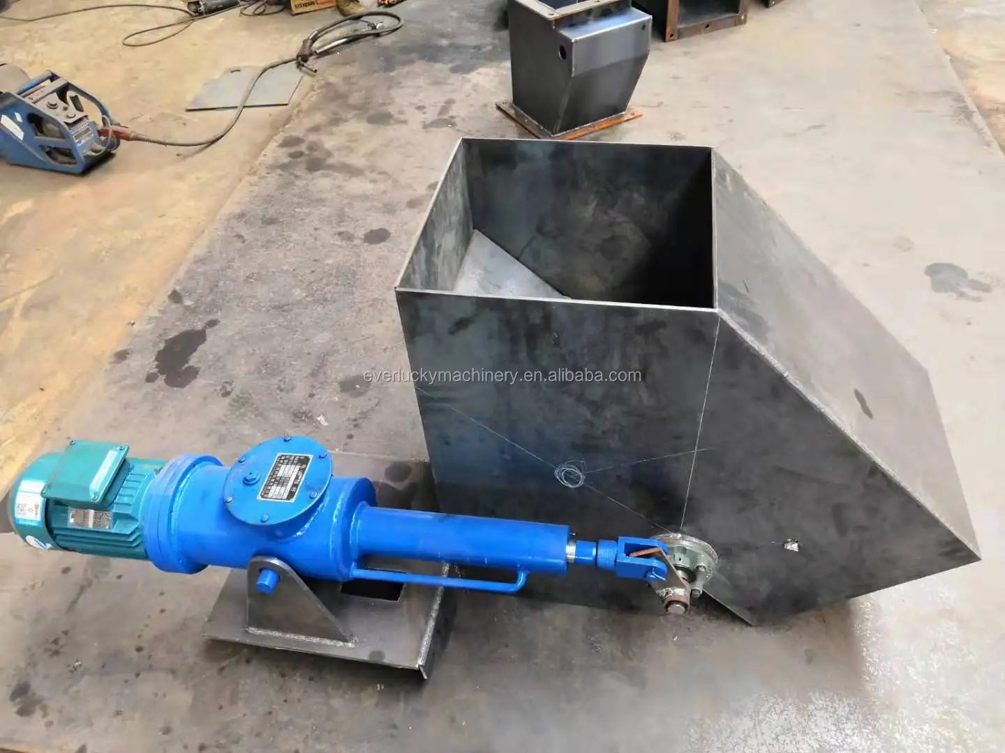 Pneumatic/motorized Three Way Diverting Gate Valve for Cement