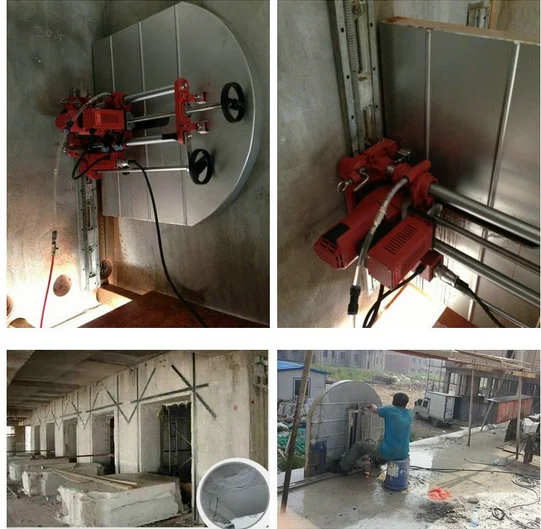 Electric Concrete Brick Aluminum Miter Saw 6150W Automatic Reinfrced ...