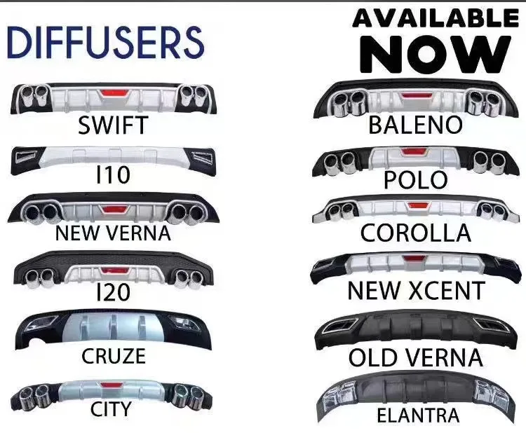 Universal Rear Bumper Lip Diffuser Protector for All Cars