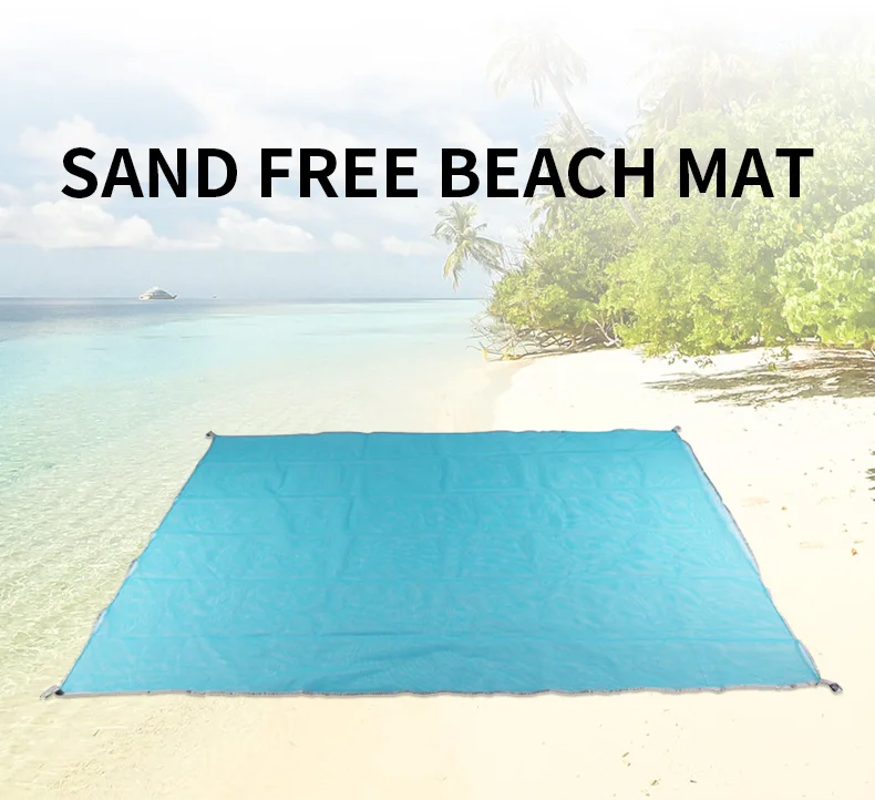 Polyester Windproof Sand Free Mat Beach Mat Blanket Camping Mat - Buy ...